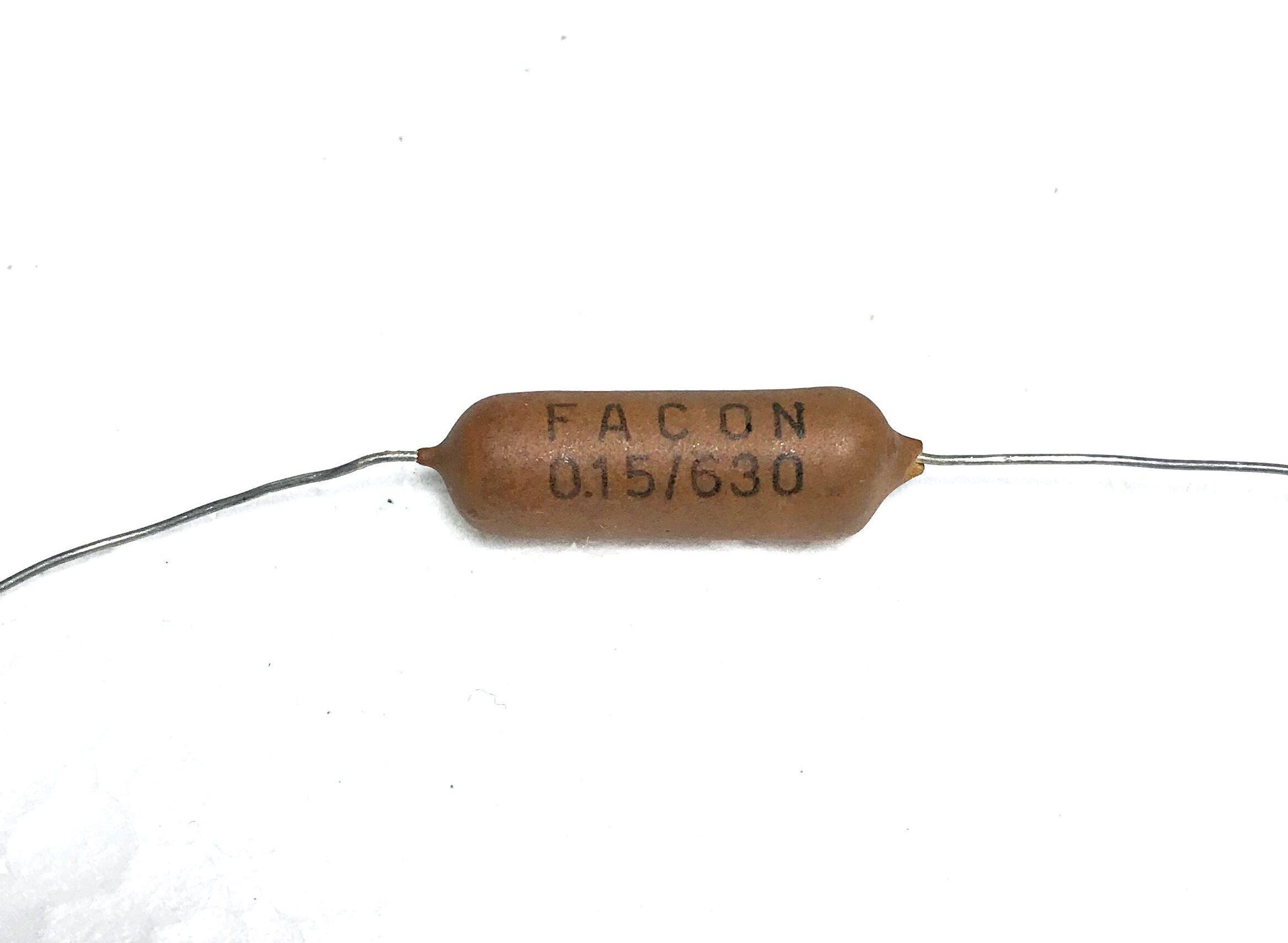 FACON - Ceramic axial capacitor 0,15 uF 630V - Andbadguitars
